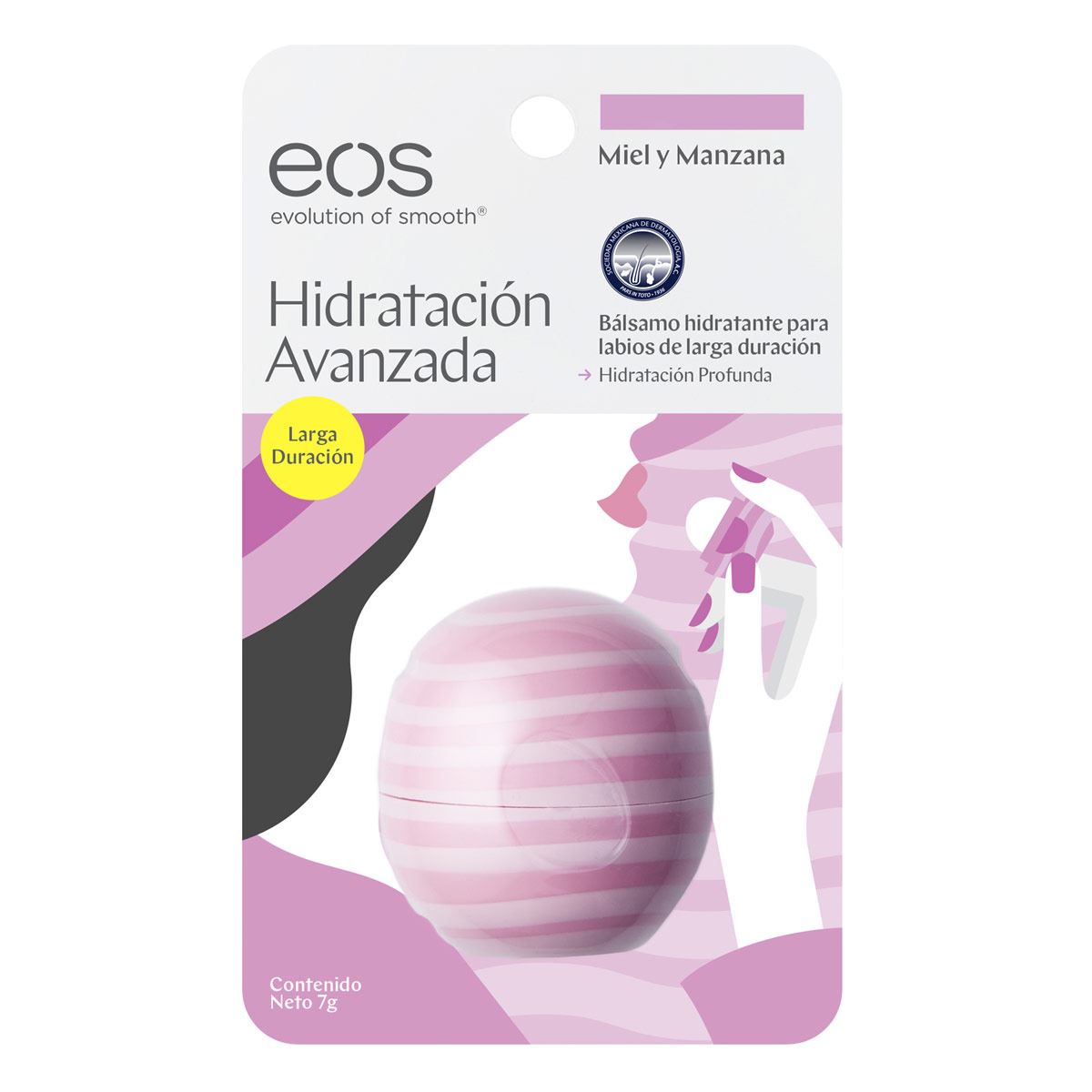 Eos Manzana Miel Esfera Balsamo Labios 7g
