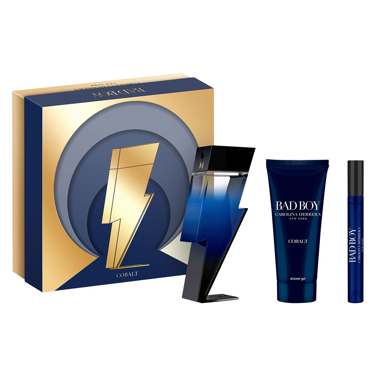 Carolina Herrera Bad Boy Cobalt Set Para Caballero Perfume EDP 100ML ...
