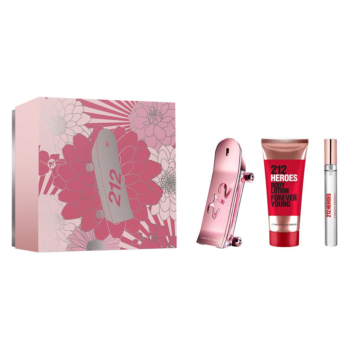 Carolina Herrera 212 Heroes For Her Set Para Dama Perfume EDP 80ML ...