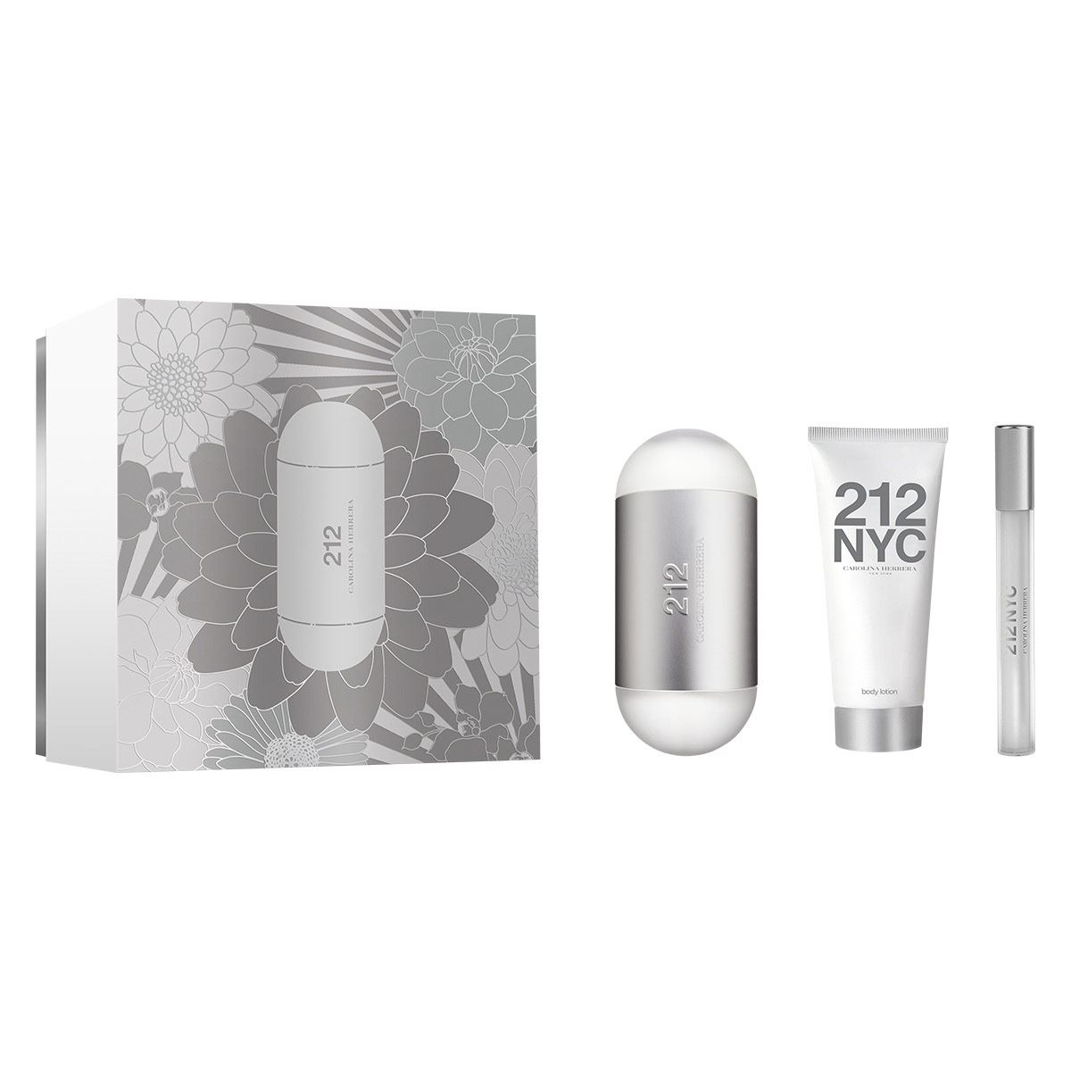 Carolina Herrera 212 NYC Set Para Dama Perfume EDT 100ML + Body Lotion ...