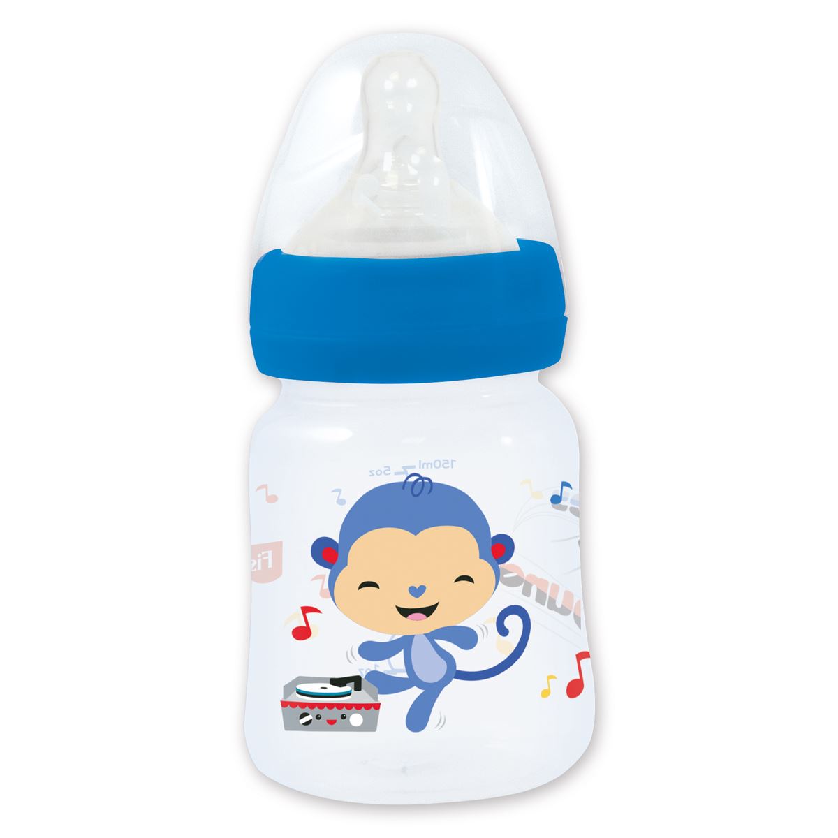 Biberón Boy Cuello Ancho 5 Oz Tetina Silicona 3 Posiciones Fisher Price ...