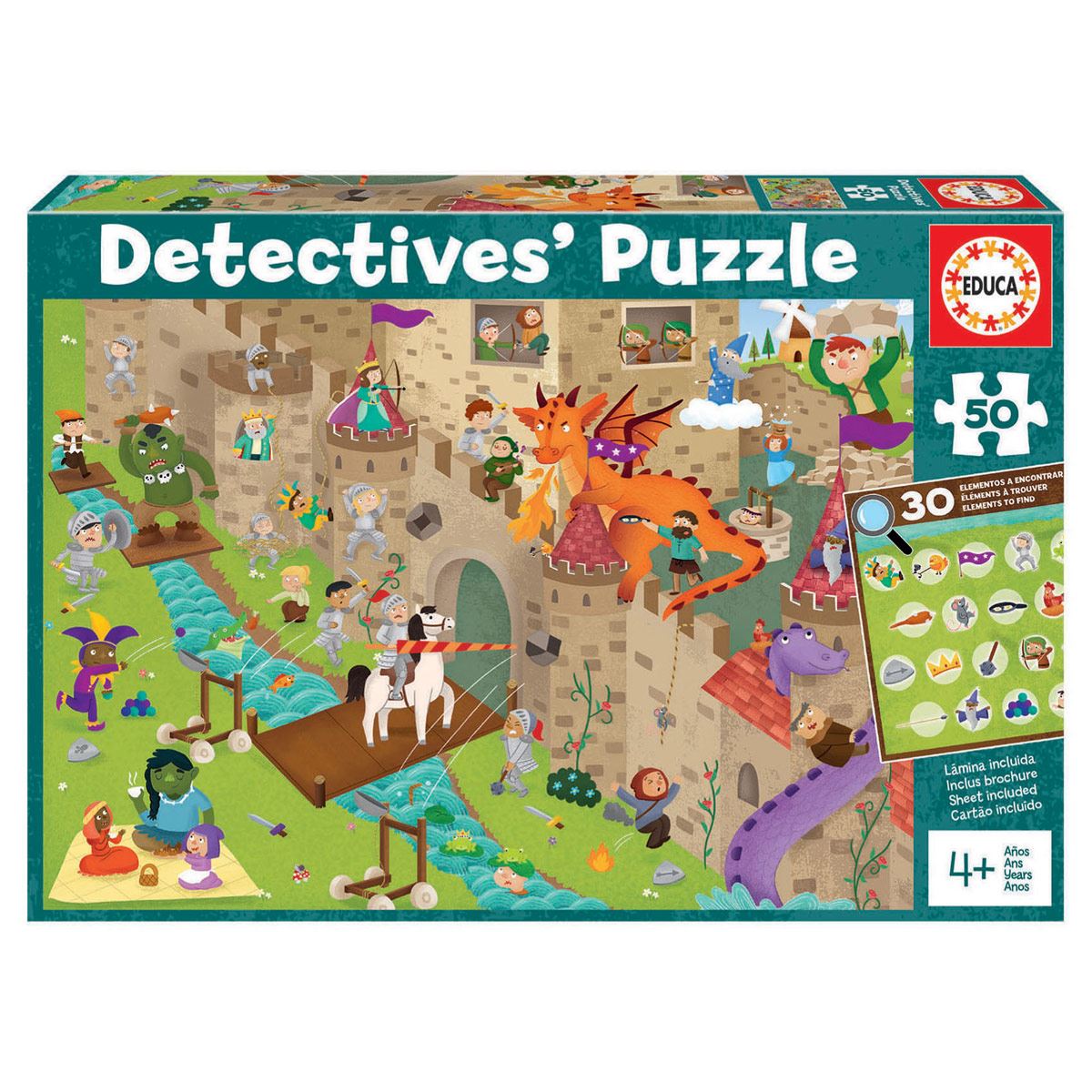 50pc Observation Puzzle Castle