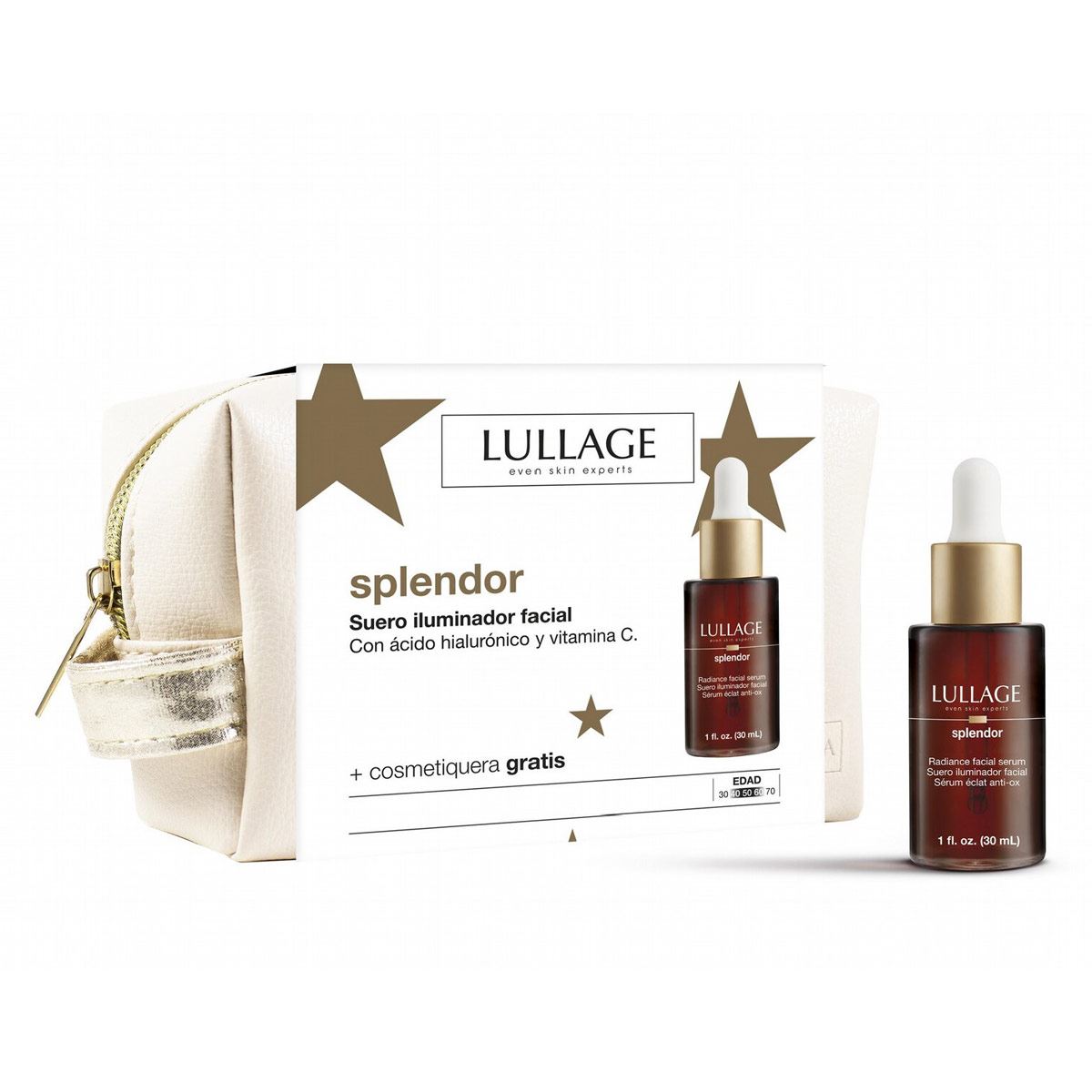 PACK XMAS SPLENDOR DROPPER 30ML+NECESER ROSA LULLAGEXPERT