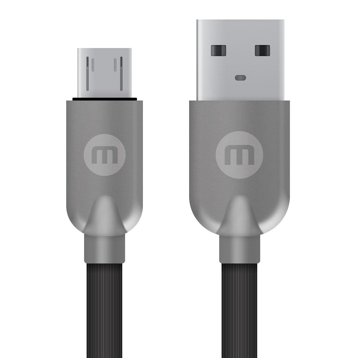 Cable Mobo Micro Negro Caucho 2 M