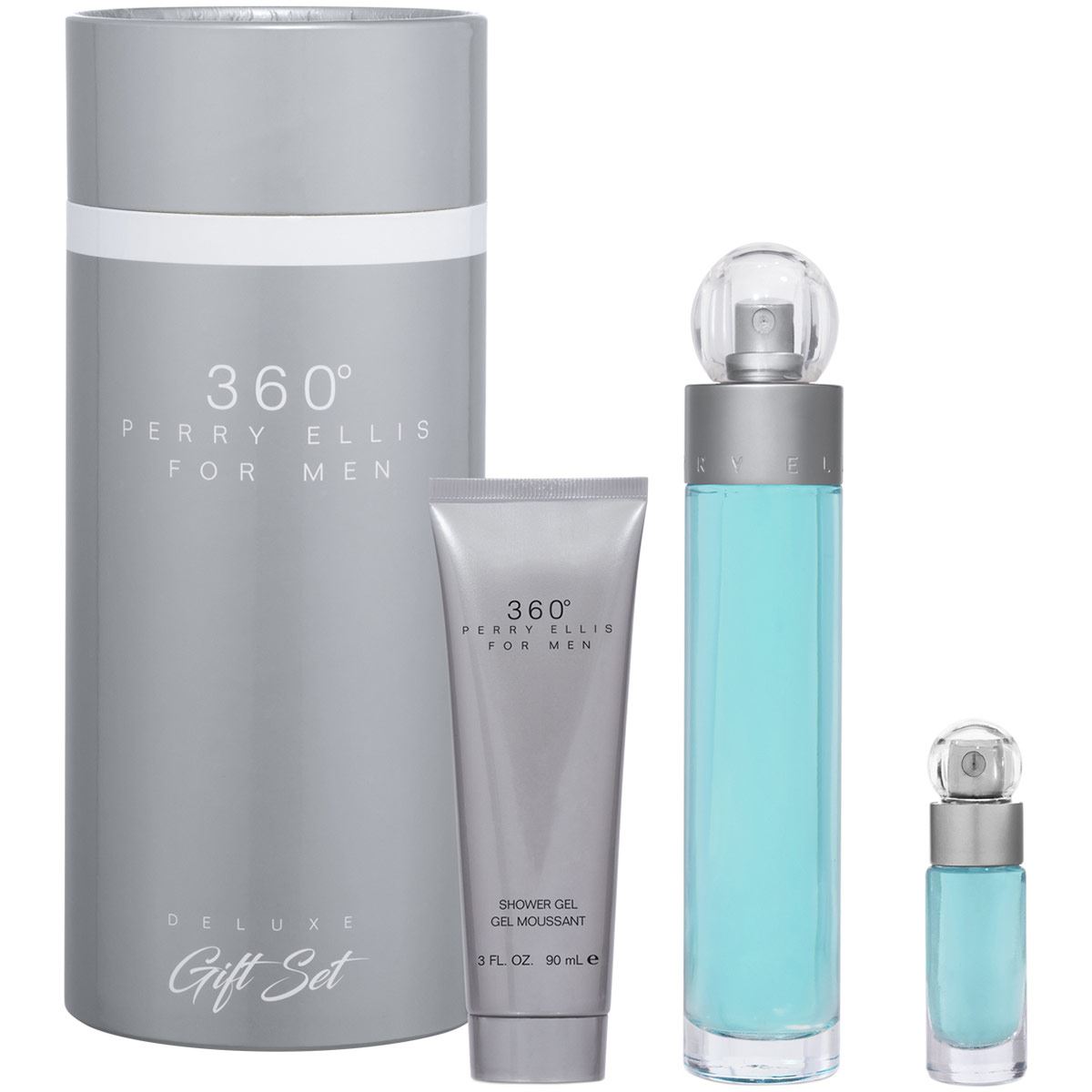 Set 360º Men de 3 piezas EDT 100ml + Shower Gel 90ml + Mini 7.5ml