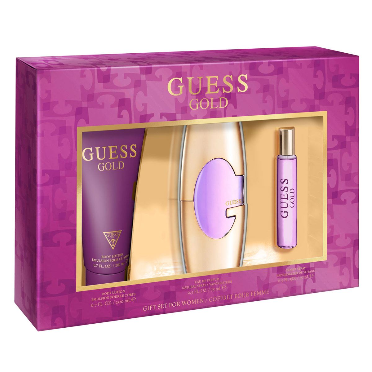 Est Dama Guess 3pc Gold Edp 75 Ml