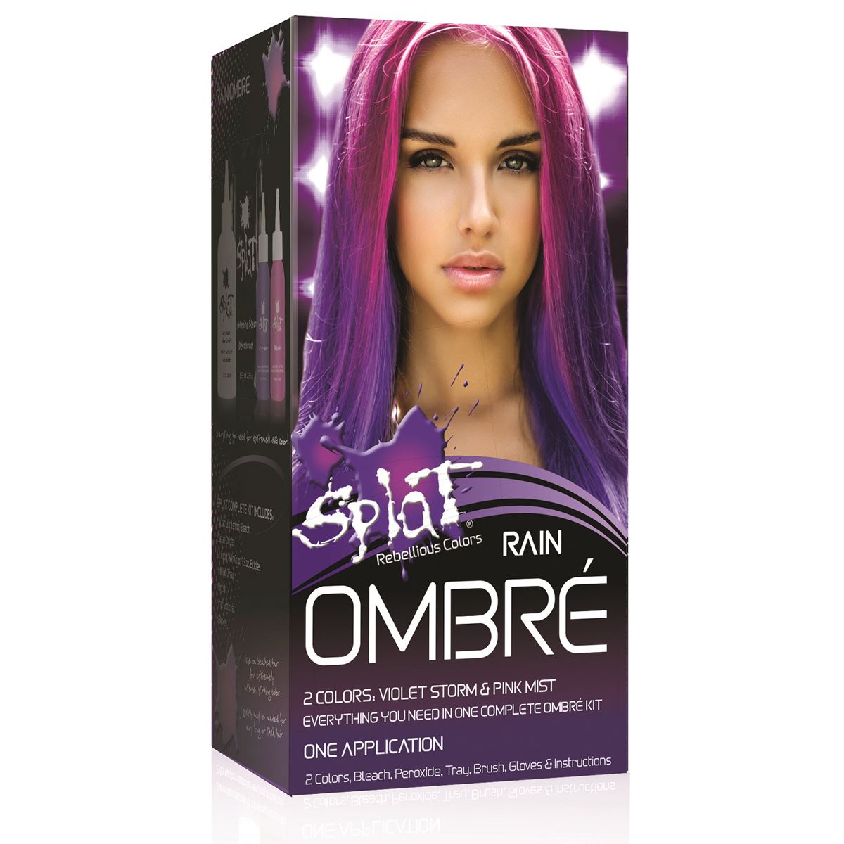 Tinte Permanente Splat Kit Ombre Violeta