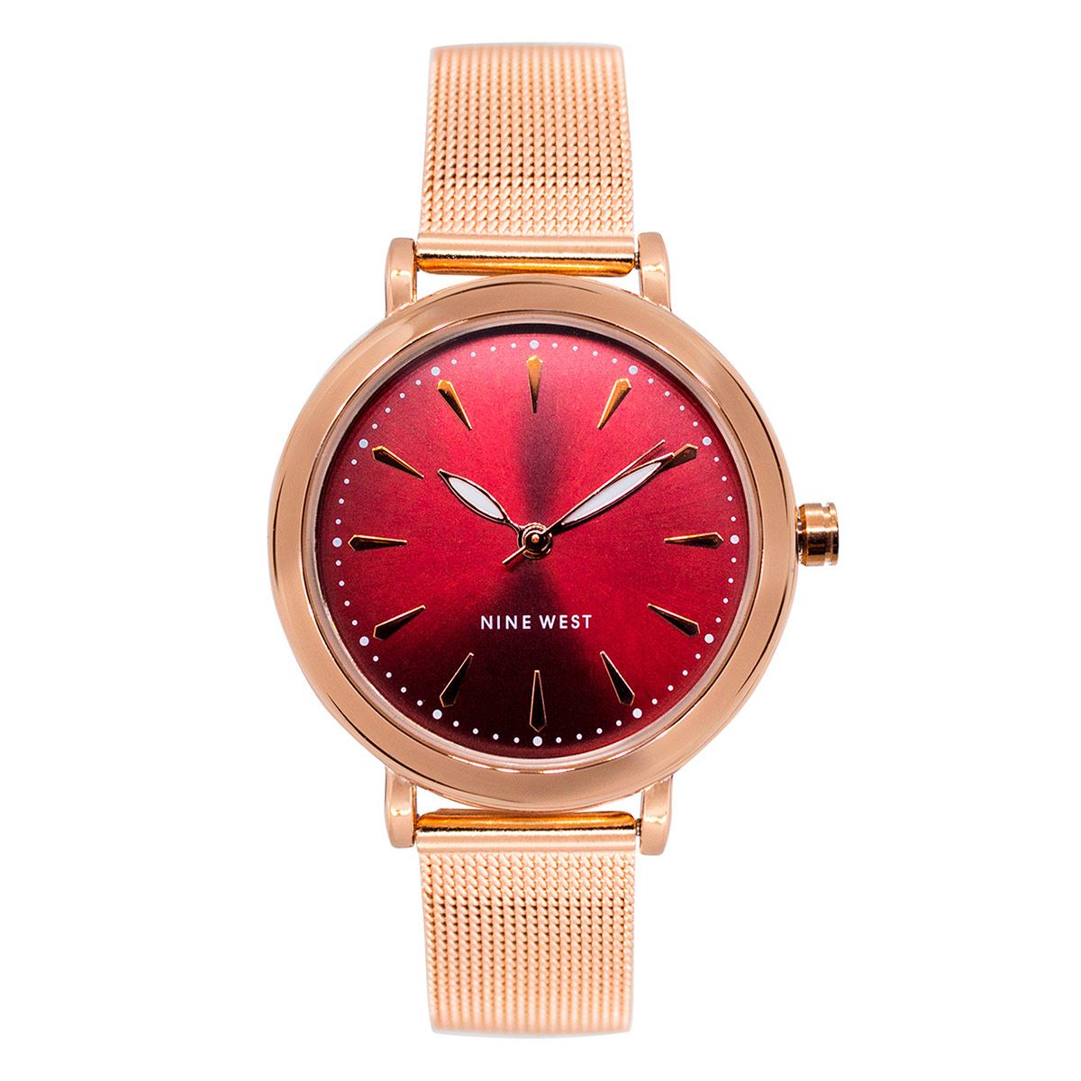 Reloj Nine West Oro Rosa Para Dama