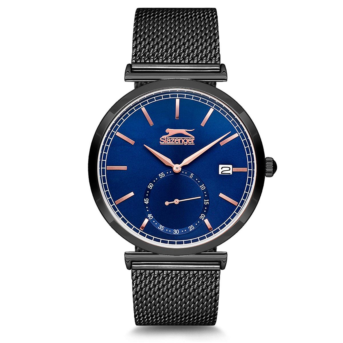Reloj Slazenger Color Negro y Azul Para Caballero