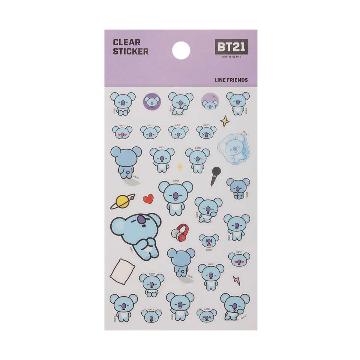 Sticker Transparente BT21 Koya