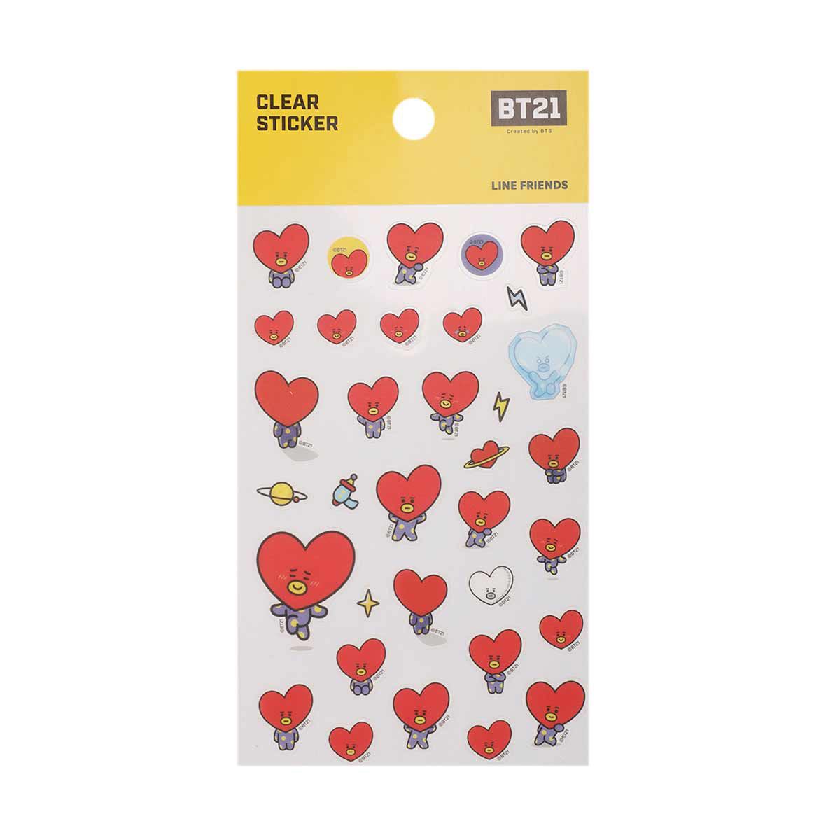 Sticker Transparente BT21 Tata