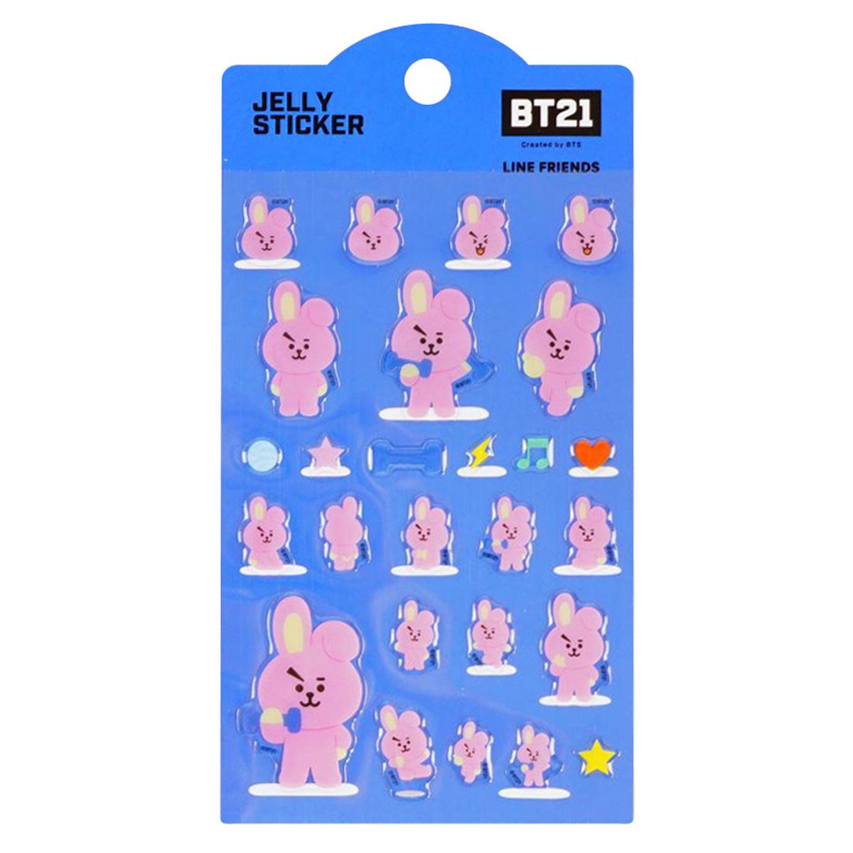 Jelly Sticker Personaje Cooky Línea BT21