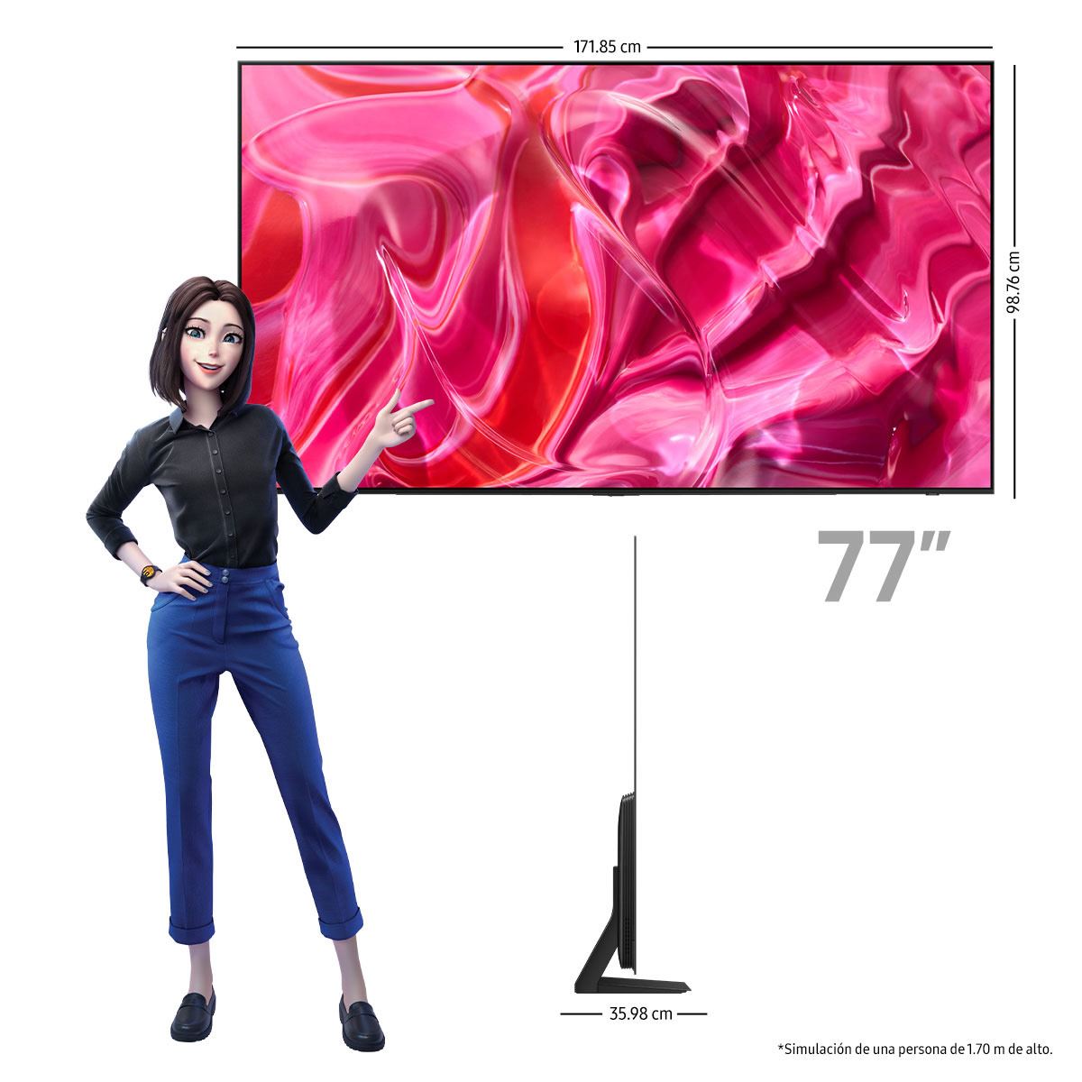 Pantalla Samsung 77 pulgadas OLED QN77S90CAF