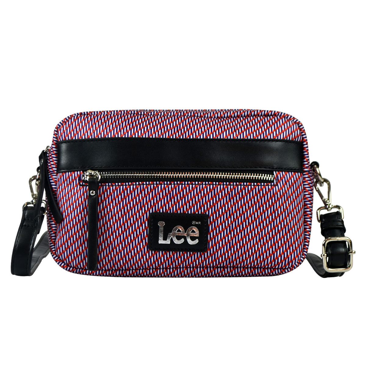 Bolsa Lee estilo Crossbody color rojo y azul modelo A06692