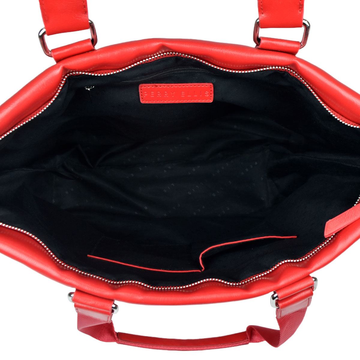 Bolsa estilo Tote marca Perry Ellis color rojo modelo A06764