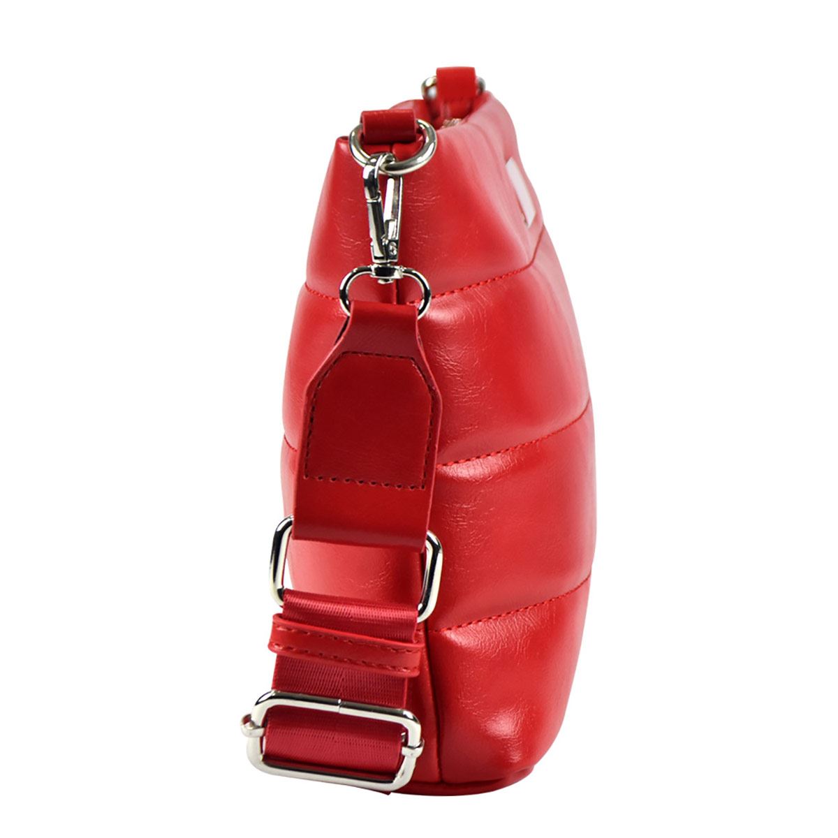 Bolsa estilo Crossbody marca Perry Ellis color rojo modelo A06766