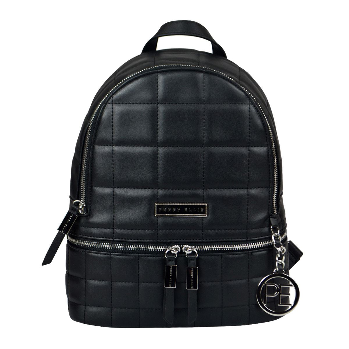 Bolsa estilo Backpack marca Perry Ellis color negro modelo A06773