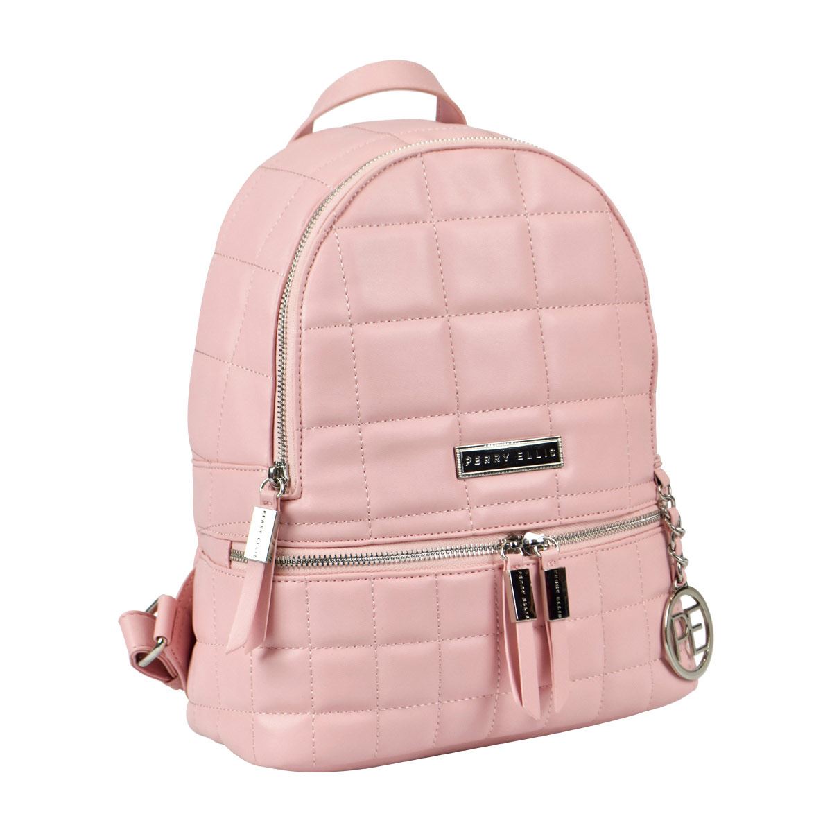 Bolsa estilo Backpack marca Perry Ellis color rosa modelo A06774