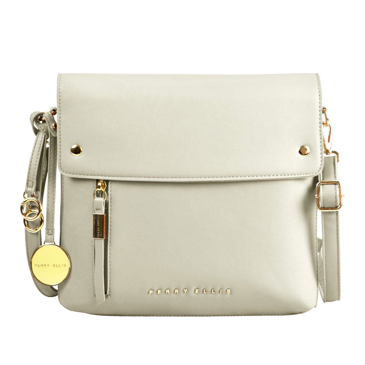 Bolsa estilo Crossbody color Blanco marca Perry Ellis modelo A07461