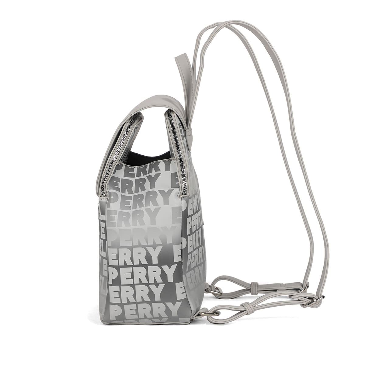 Bolsa estilo Backpack marca Perry Ellis color gris modelo A10148