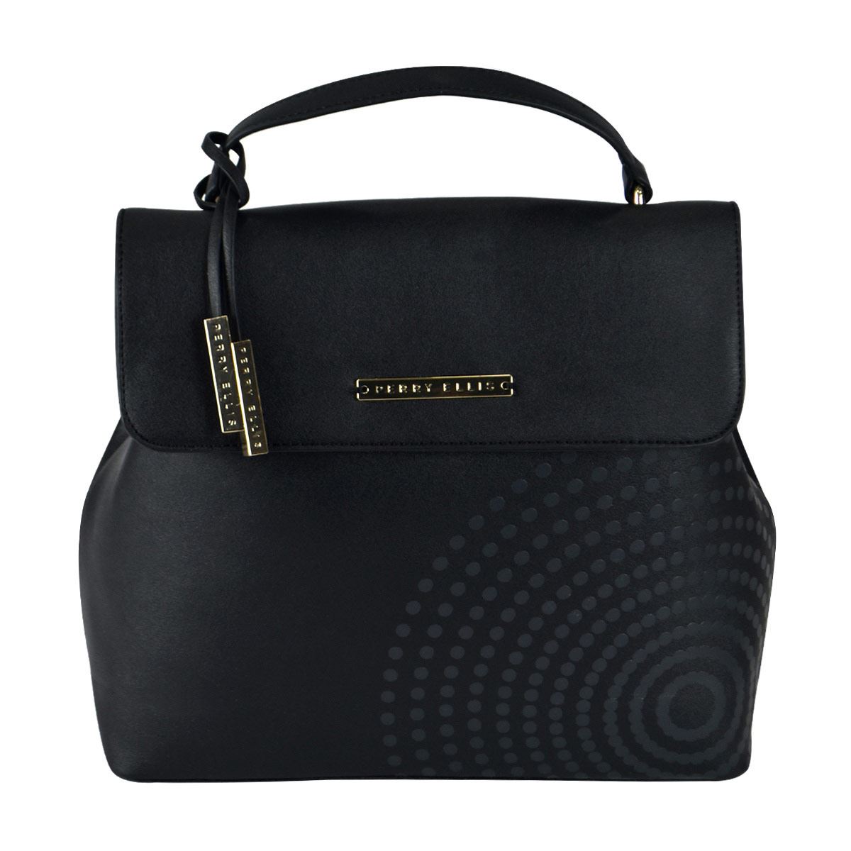Bolsa estilo Backpack color Negro marca Perry Ellis modelo A10325