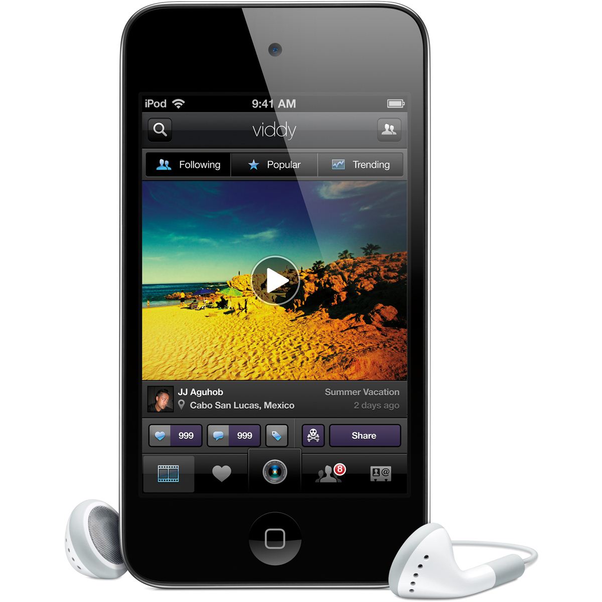 iPod Touch 8g (4th Gen)-Spa MC540E/A Negro