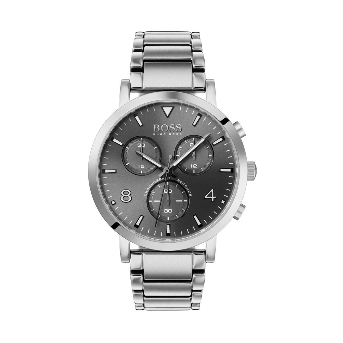 Reloj Boss Spirit Plateado y Gris 1513696 Para Caballero