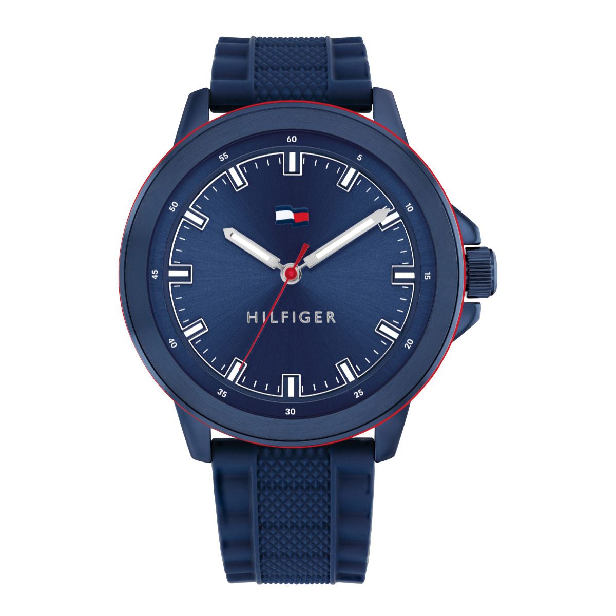 Reloj Tommy para caballero silicón azul 1792022