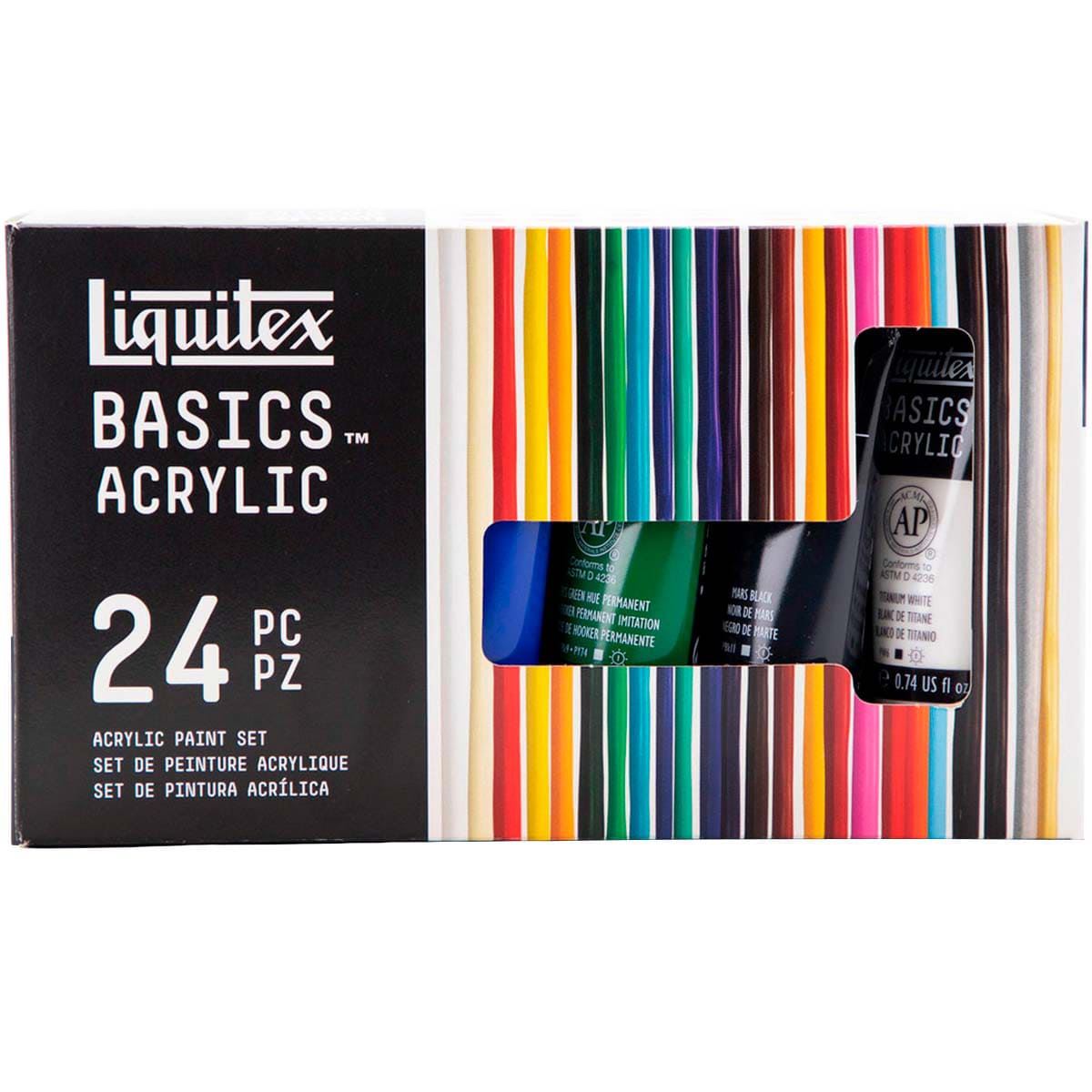 Set 24 Acrilico Liquitex Basics