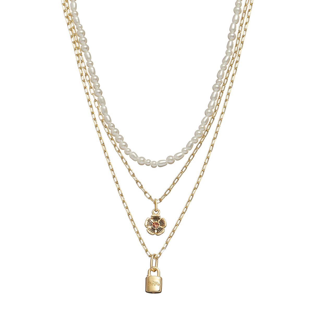 Collar Color Oro, Coach, Tipo Niveles