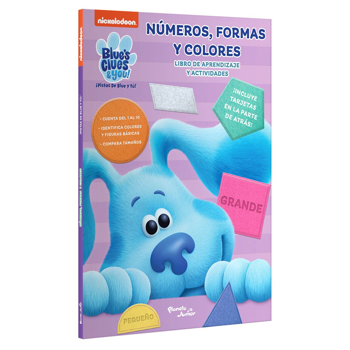 Las pistas de Blue y tú. Números, formas y colores