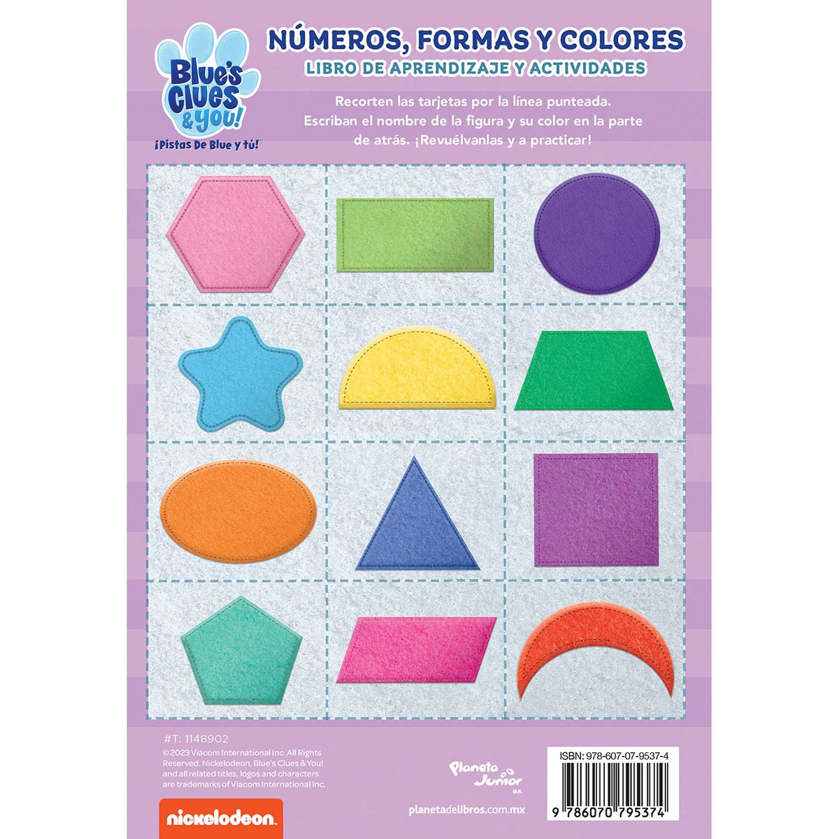 Las pistas de Blue y tú. Números, formas y colores