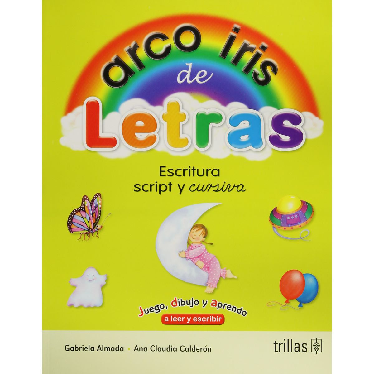 Arco Iris De Letras: Escritura Script Y Cursiva