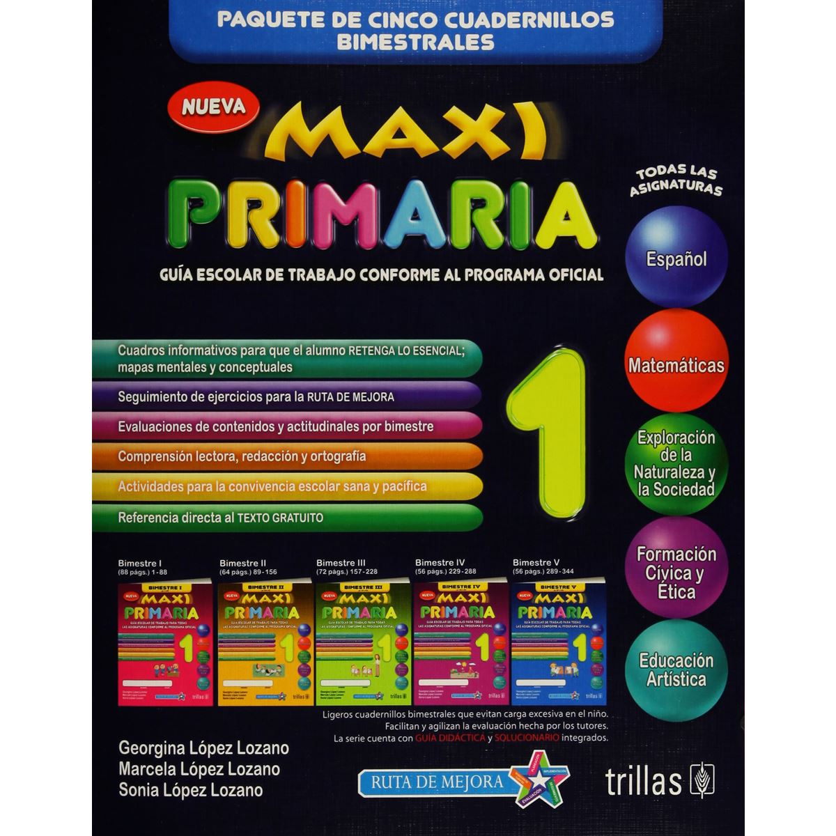 Maxi Primaria 1: Guia Escolar De Trabajo. Todas Las Asignaturas