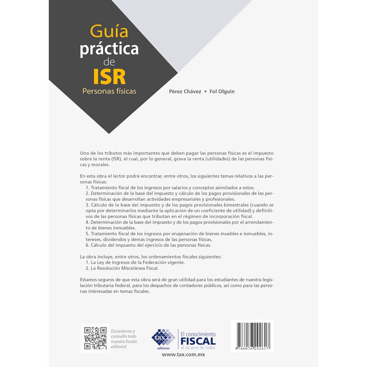 Guía práctica de ISR. Personas físicas