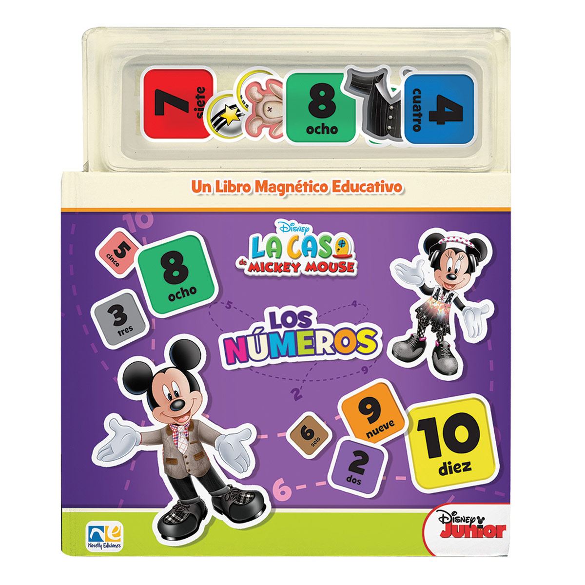 Mini libro magnético los números