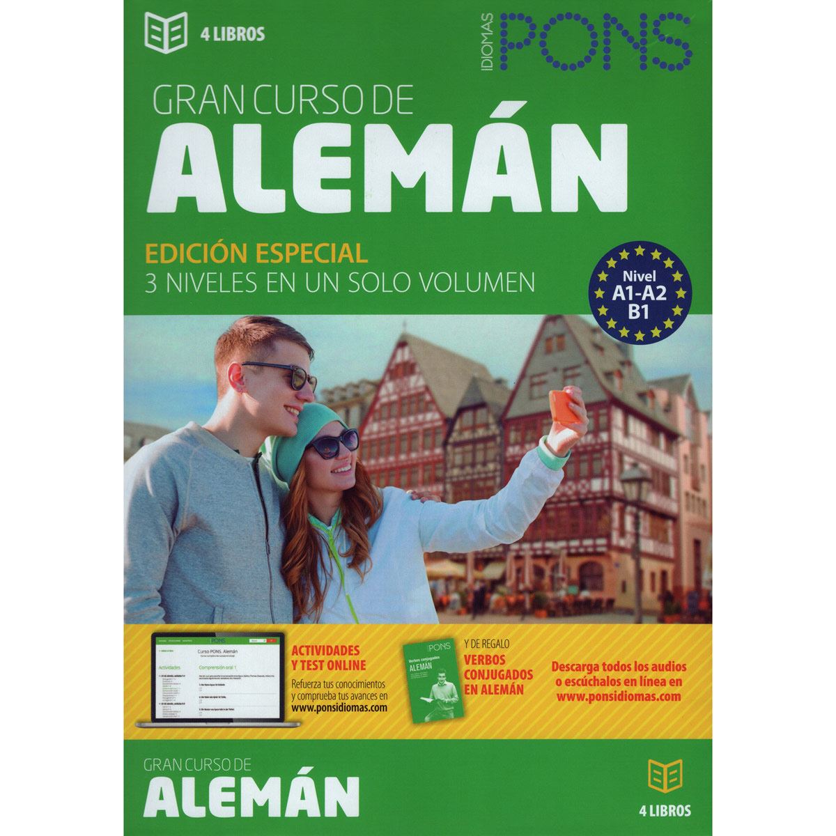 Gran curso de Alemán 4 Libros