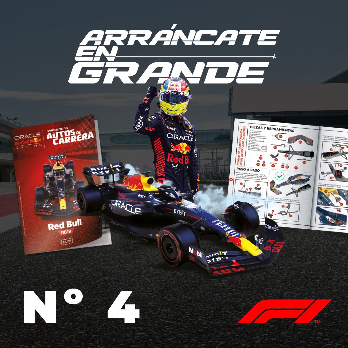 Colección Fórmula 1 Build Up 0004 Editorial Luppa Solutions Automoviles