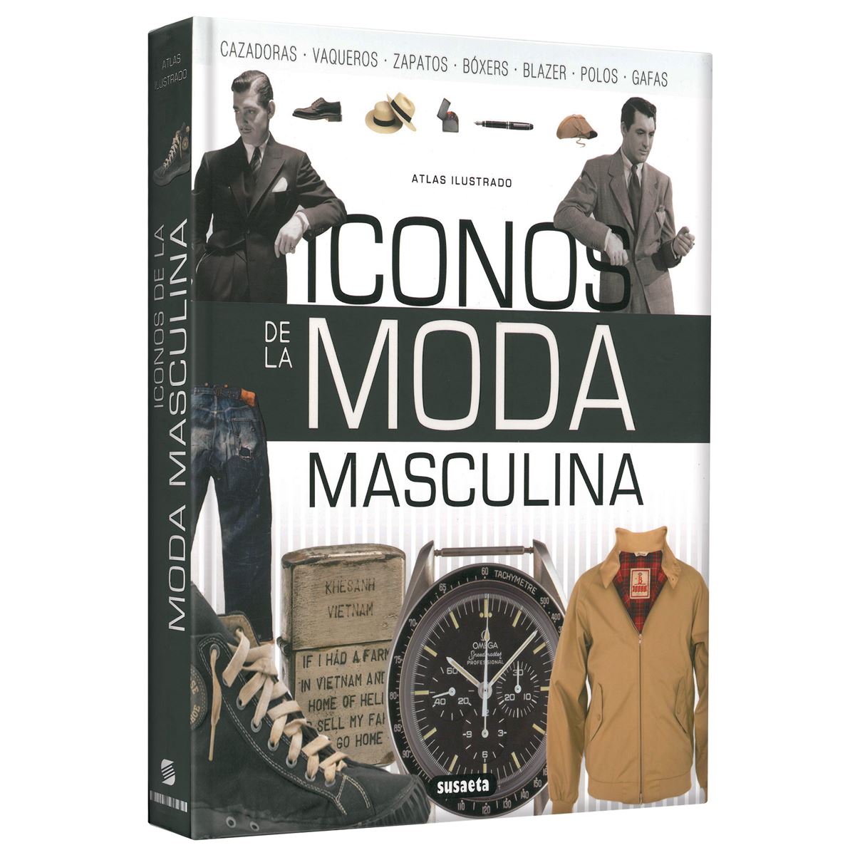 Atlas ilustrado iconos de la moda masculina