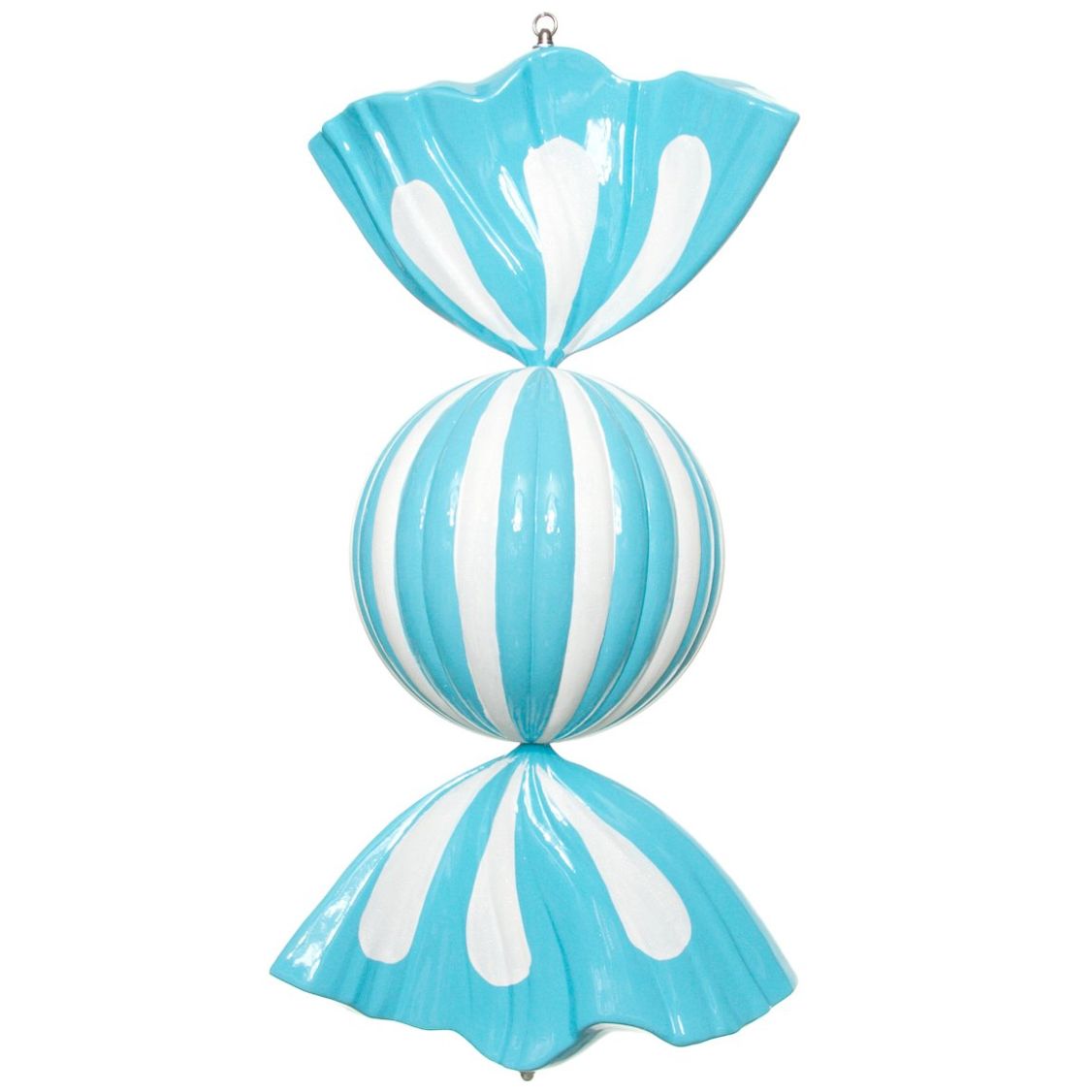 Candy Dulce Jumbo Aqua Y Blanco