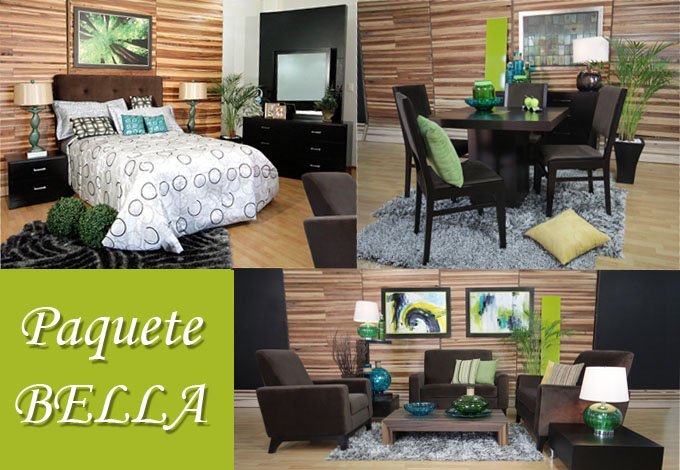 Paquete Bella: Recámara, Sala y Comedor