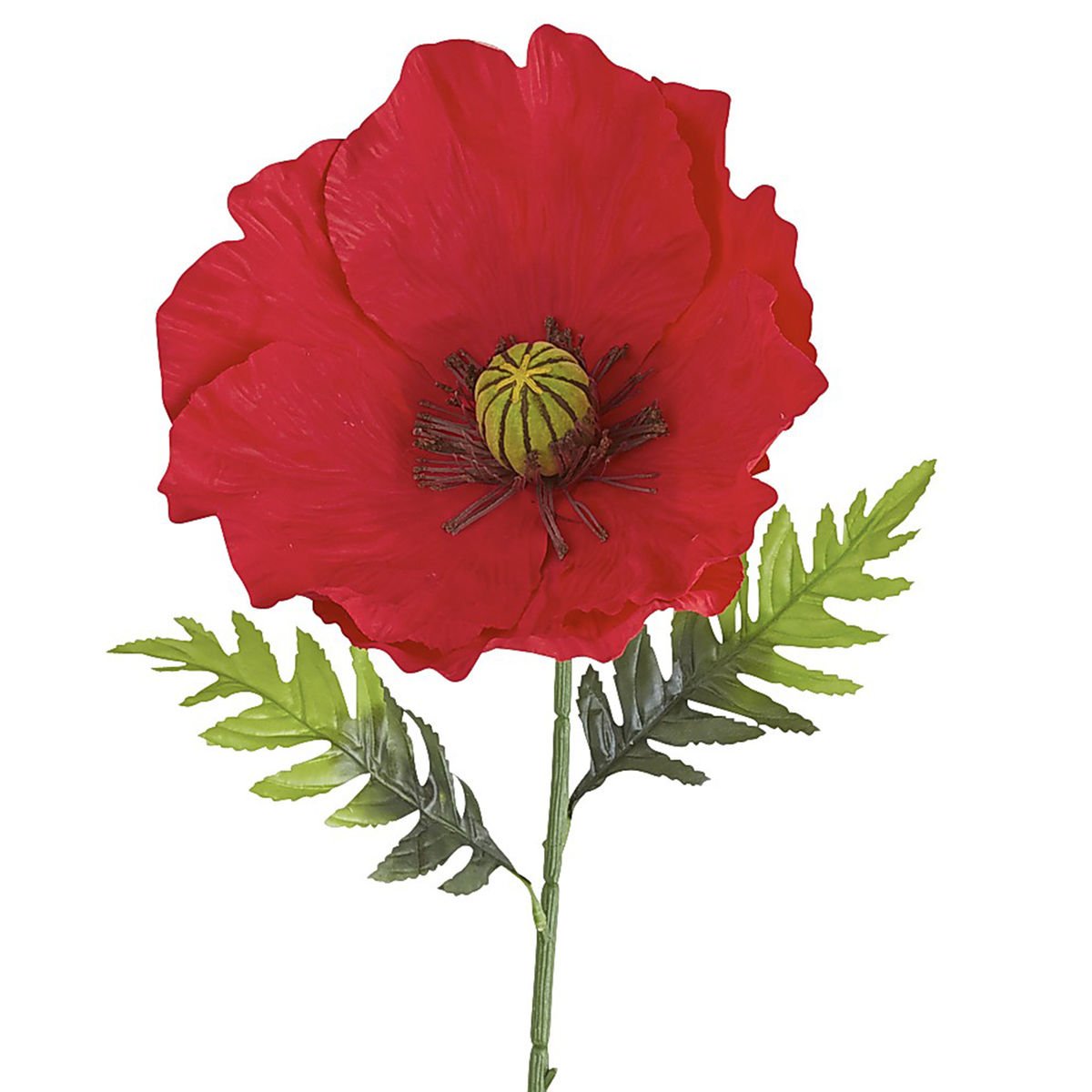 Flor Poppy Red en Tallo Oversized Pier 1