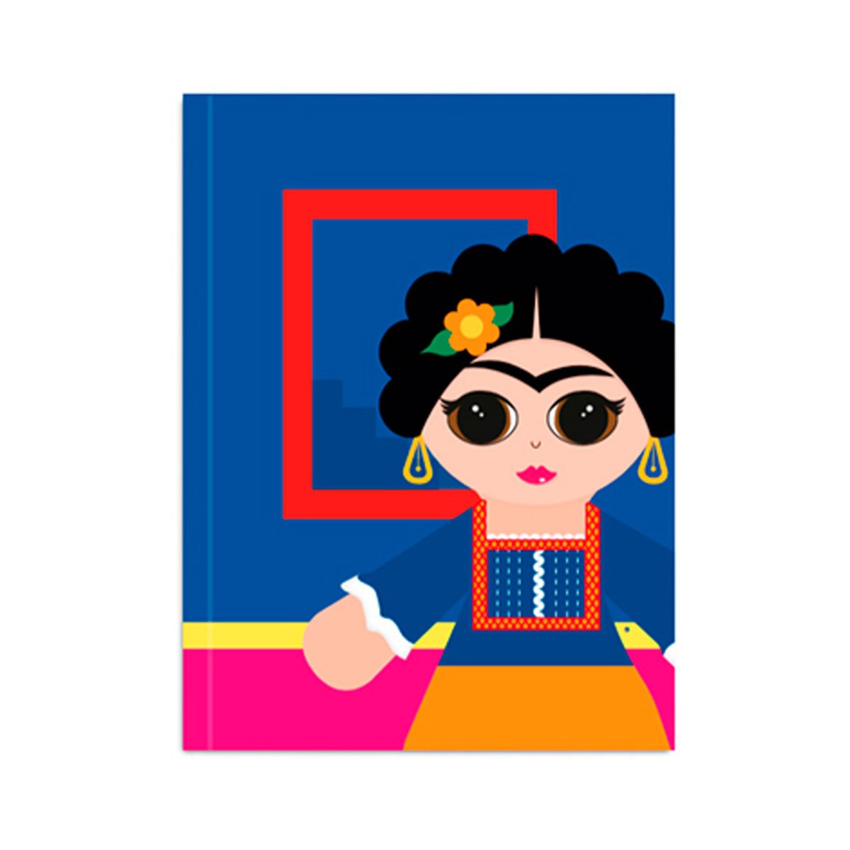 Cuaderno Media Carta Raya con 96 Hojas de 14X21.5C