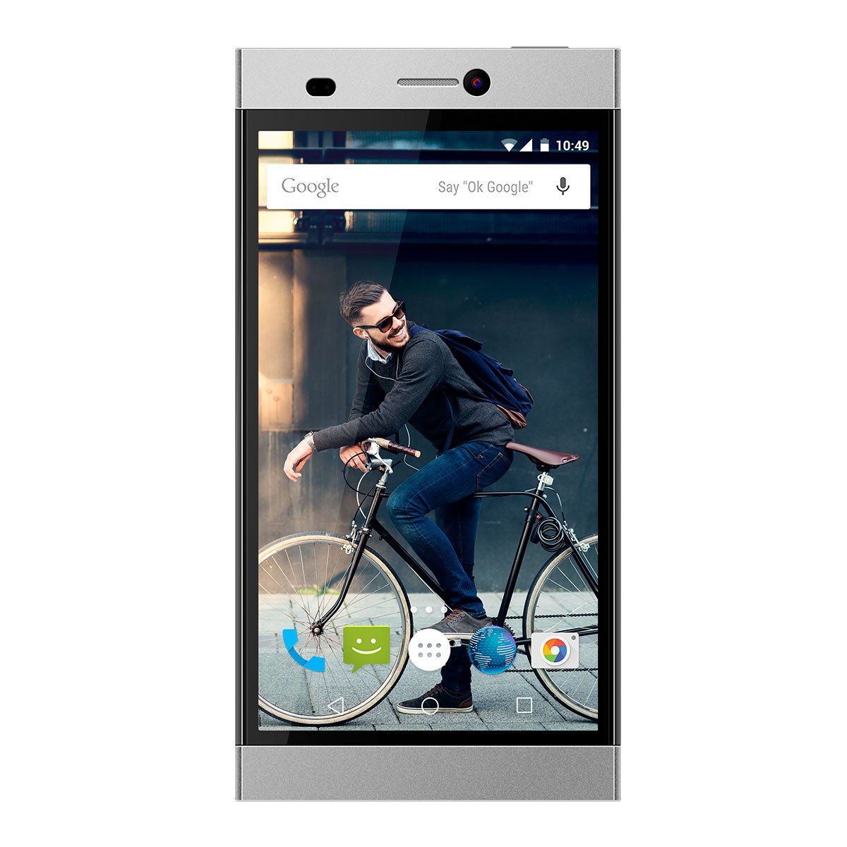 Celular Nyx Alter Color Plata R9 (Telcel)