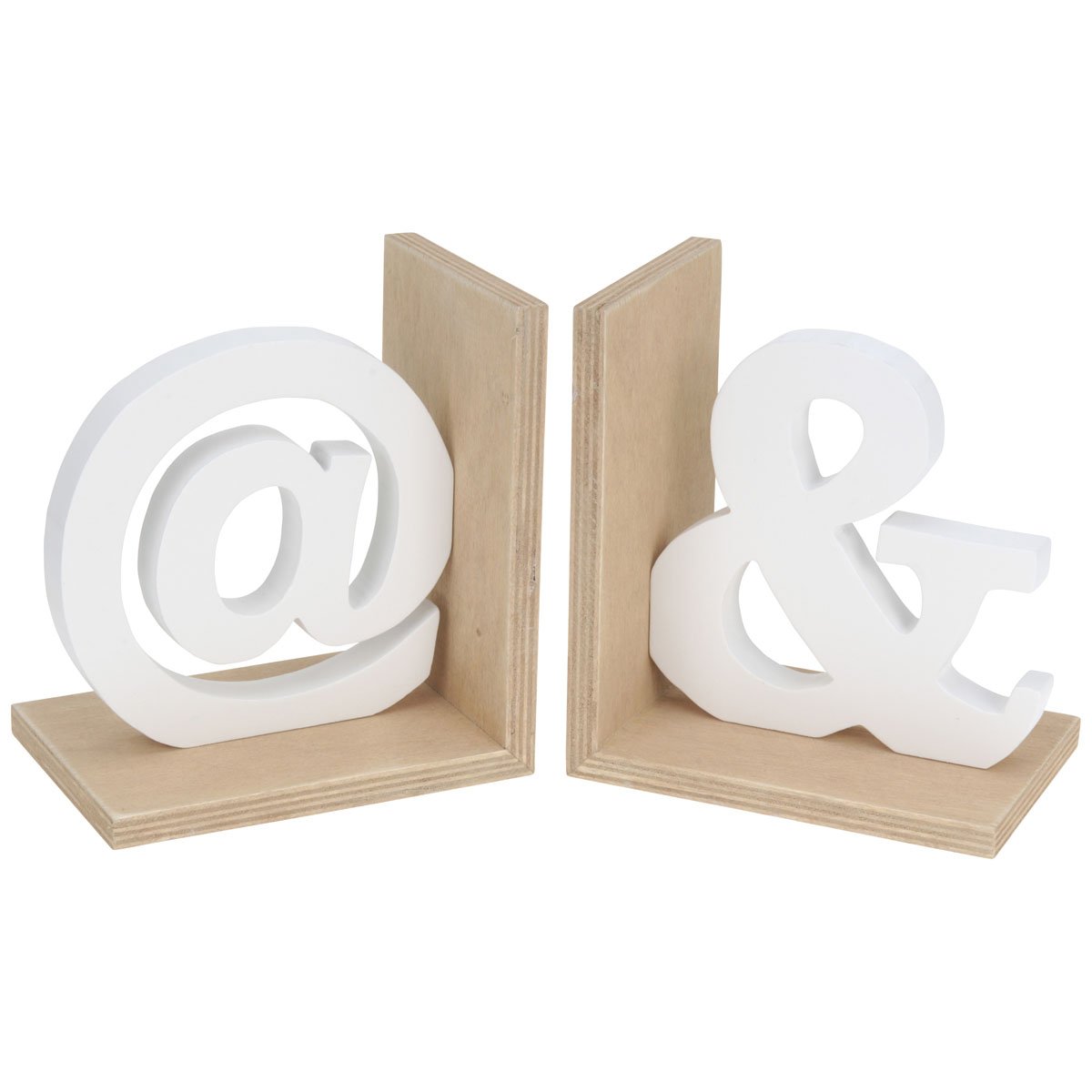 Porta Libros Koopman Diseño de Signos en Madera