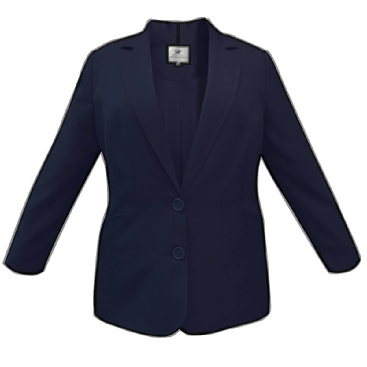 Saco Plus Clasico con Solapa Azul Pavla Mint