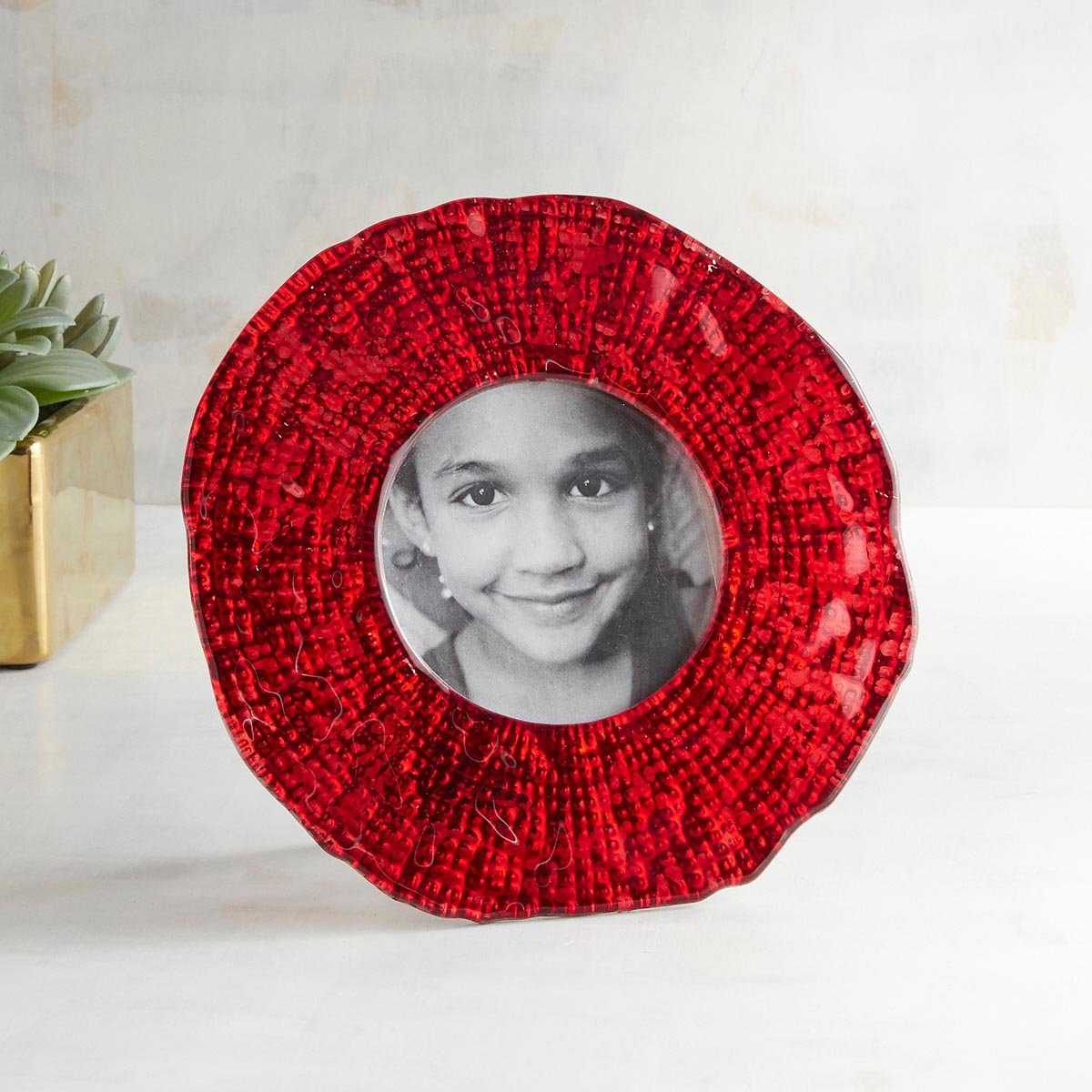 Marco Round Glass Red 4X4