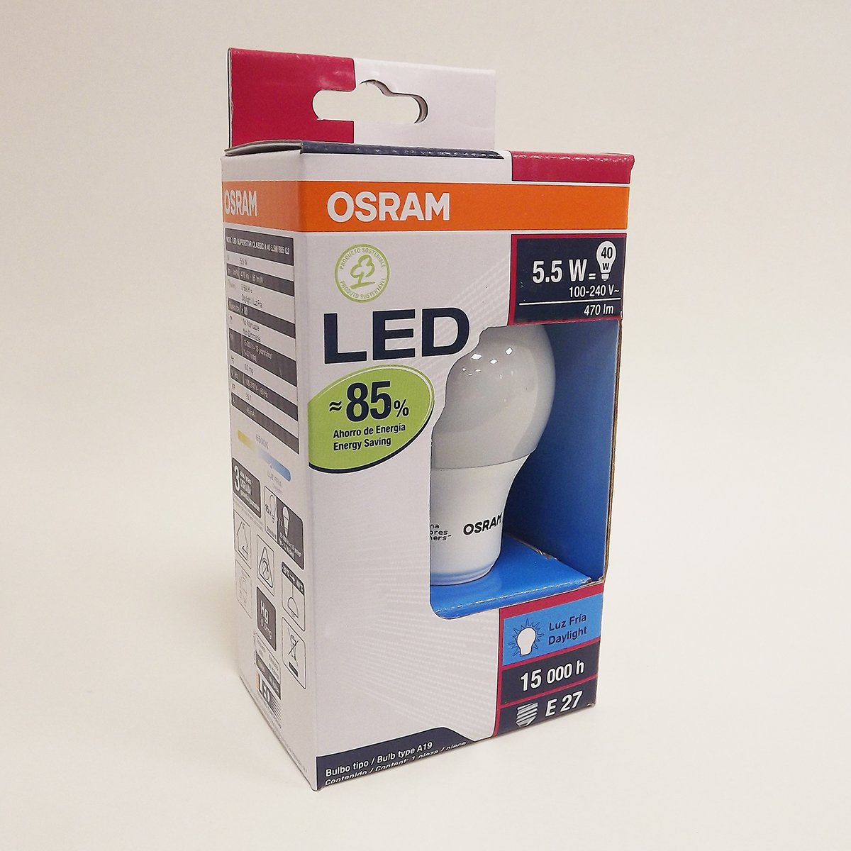 Lamapra Led Superstar 5.5W=40W Luz Blanca