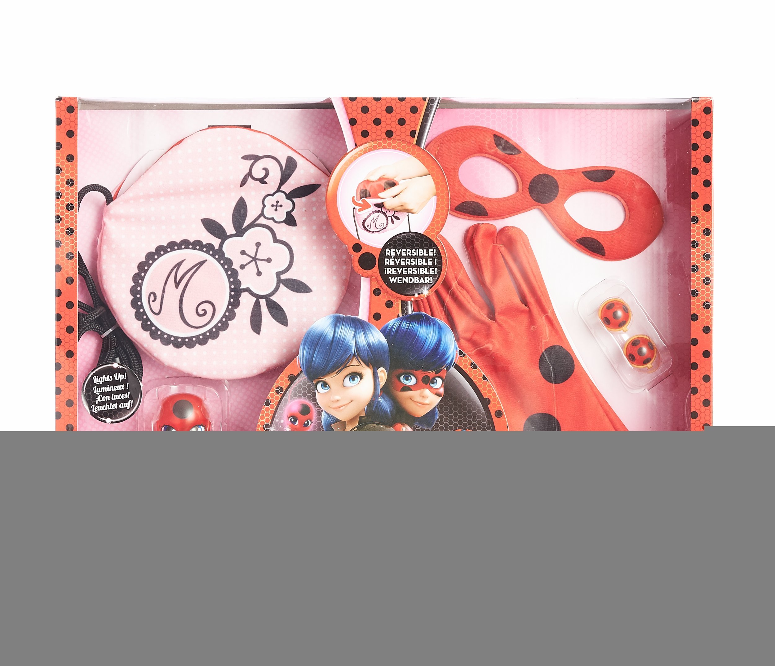 Lady bug kit conviertete en marinette y ladybug bandai