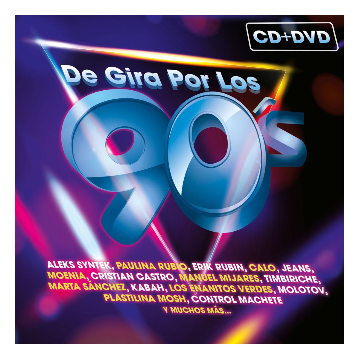 Cd + Dvd Varios de Gira por los 90´s